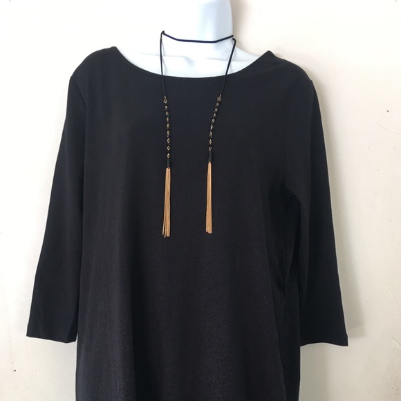 Dresses | Nwt Knit Dress With Necklace | Poshmark